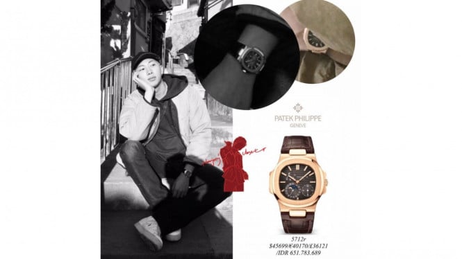 Terlihat Sederhana, Harga Jam Tangan RM BTS Bikin Melongo