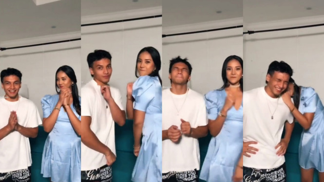 Goyang TikTok Bareng, Anya Geraldine Bikin Jefri Nichol Kesusahan