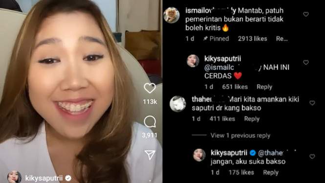 Jawaban Kiky Saputri Usai Tuai Pro Kontra Nyanyi Welcome to Indonesia