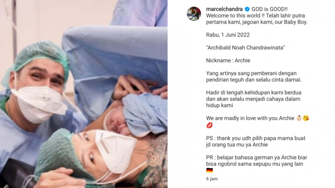 Tangis Marcel Chandrawinata Pecah Umumkan Kelahiran Anak Pertama Tangis Marcel Chandrawinata Pecah Umumkan Kelahiran Anak Pertama