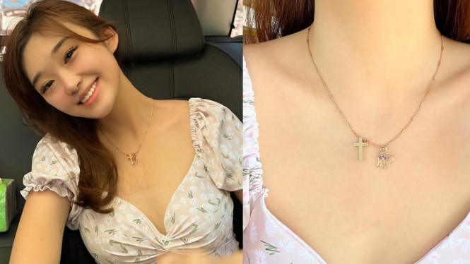 Livy Renata Pamer Kalung Salib, Tampil Berbikini Buat Salfok