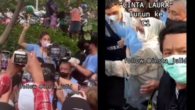 Cinta Laura Turun Ke Citayam Fashion Week, Gelar Aksi Pungut Sampah