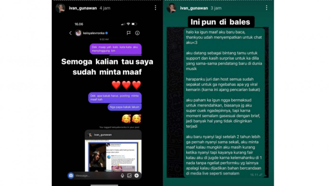 Permintaan Maaf Direspons Baik Keisya, Ivan Gunawan Diejek Binatang Permintaan Maaf Direspons Baik Keisya, Ivan Gunawan Diejek Binatang