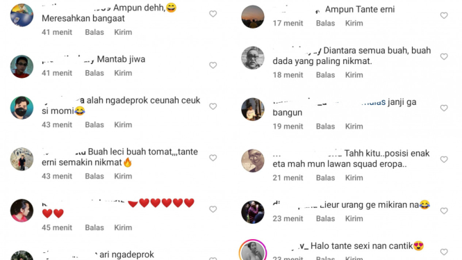 Tak Pamer Belahan Dada Pose Tante Ernie Justru Bikin Warganet Ampun Halaman 2