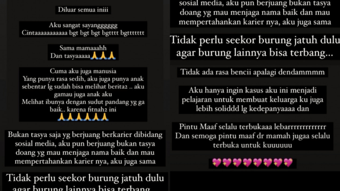 Tasyi Athasyia Bongkar Isi Chat Keluarga, Tasya: Istimewa Tak Ternodai ... Tasyi Athasyia Bongkar Isi Chat Keluarga, Tasya: Istimewa Tak Ternodai ...
