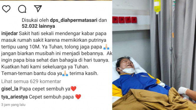 Sedih! Jessica Iskandar Ditipu Rp10 Miliar, Ayahnya Masuk Rumah Sakit