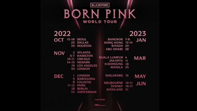 Segini Perkiraan Harga Tiket Nonton Konser BLACKPINK di Jakarta 2023