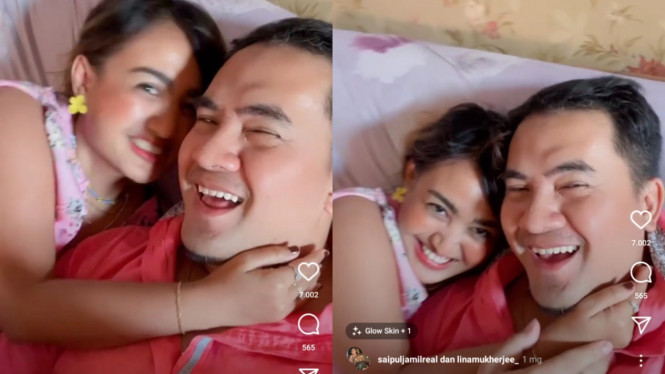 'Terlalu Vulgar', Intip 5 Potret Intim Saipul Jamil dan Lina Mukherjee