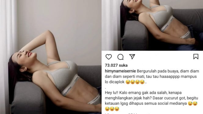 Tante Ernie Kembali Pamer Resleting Celana Terbuka, Netter: So Sexy