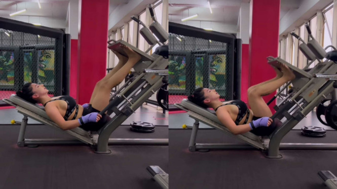 Seksinya Siva Aprilia Saat Olahraga, Warganet Ngebet Jadi Kameraman