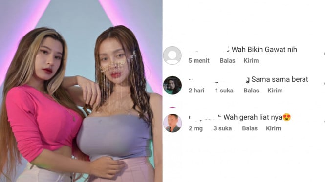 Wow! Cupi Cupita Adu Dada Montok, Netizen: Wah Bikin Gawat