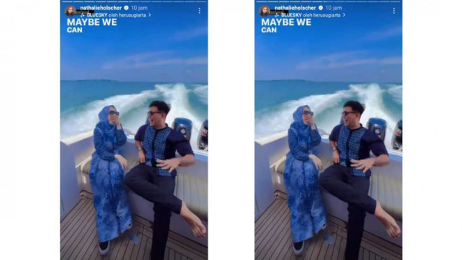Nathalie Holscher Pamerkan Momen Mesra dengan Frans Faisal, Prewed?