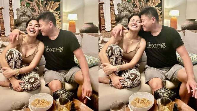 Nikita Mirzani Dicium Suami Fitri Salhuteru, Botol Melayang