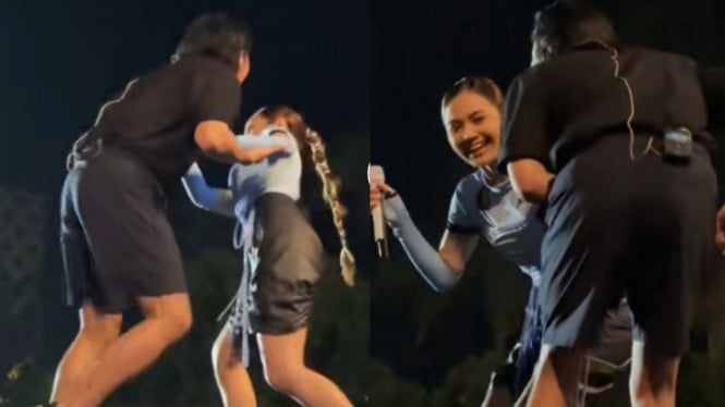 Rizky Febian Minta Cium di Panggung, Netter: Gimana di Tempat Sepi Tuh