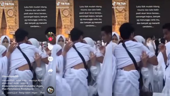Nyesek! Lesti Kejora Nangis-nangis di Depan Ka'bah dalam Pelukan Ayah Nyesek! Lesti Kejora Nangis-nangis di Depan Ka'bah dalam Pelukan Ayah