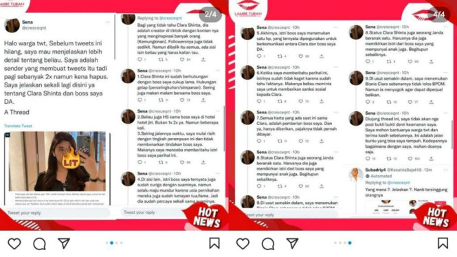 Tiktokers Clara Shinta Dituduh Pelakor, Disebut Hobi Check In Hotel sama Pria Beristri | Halaman 2
