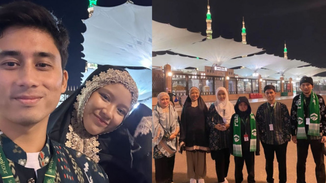 Alshad Ahmad dan Tiara Andini Kedapatan Umrah Bareng