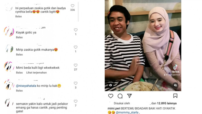 Penampilan Inara Rusli Tanpa Cadar Bareng Mimi Peri Disorot, Netizen: Mirip Zaskia Gotik