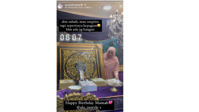 Tasyi Athasyia Dirujak Netizen, Sebut Keluarga Belum Bangun Pukul 6 Pagi Tasyi Athasyia Dirujak Netizen, Sebut Keluarga Belum Bangun Pukul 6 Pagi