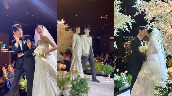 Intip Acara Pernikahan Yoon Park dan Kim Soo Bin, Pamer Ciuman Mesra