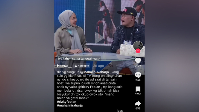 Mahalini Disebut Tak Bersyukur Dibela Sule Soal Selingkuh, Rizky Febian ... Mahalini Disebut Tak Bersyukur Dibela Sule Soal Selingkuh, Rizky Febian ...