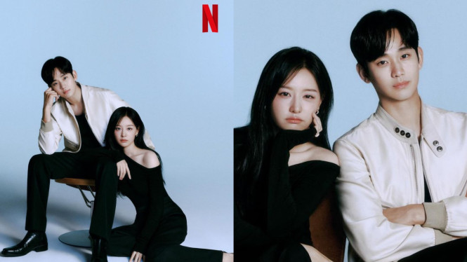 Netflix Rilis Pemotretan Kim Soo Hyun dan Kim Ji Won, Seperti Lagi Prewedding