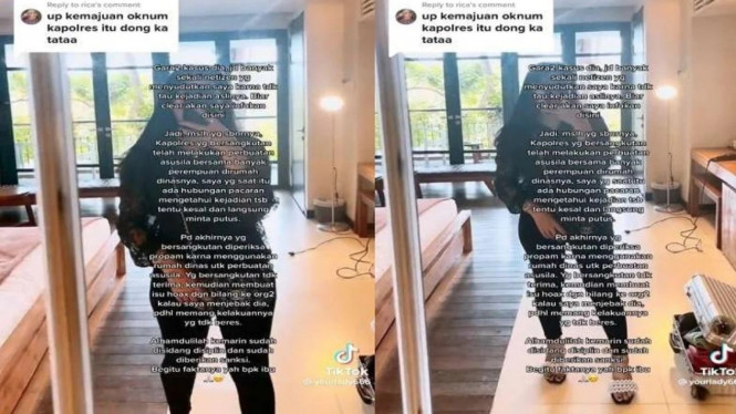 Pengakuan Wanita Cantik Soal Oknum Kapolres Lakukan Pelecehan Seks