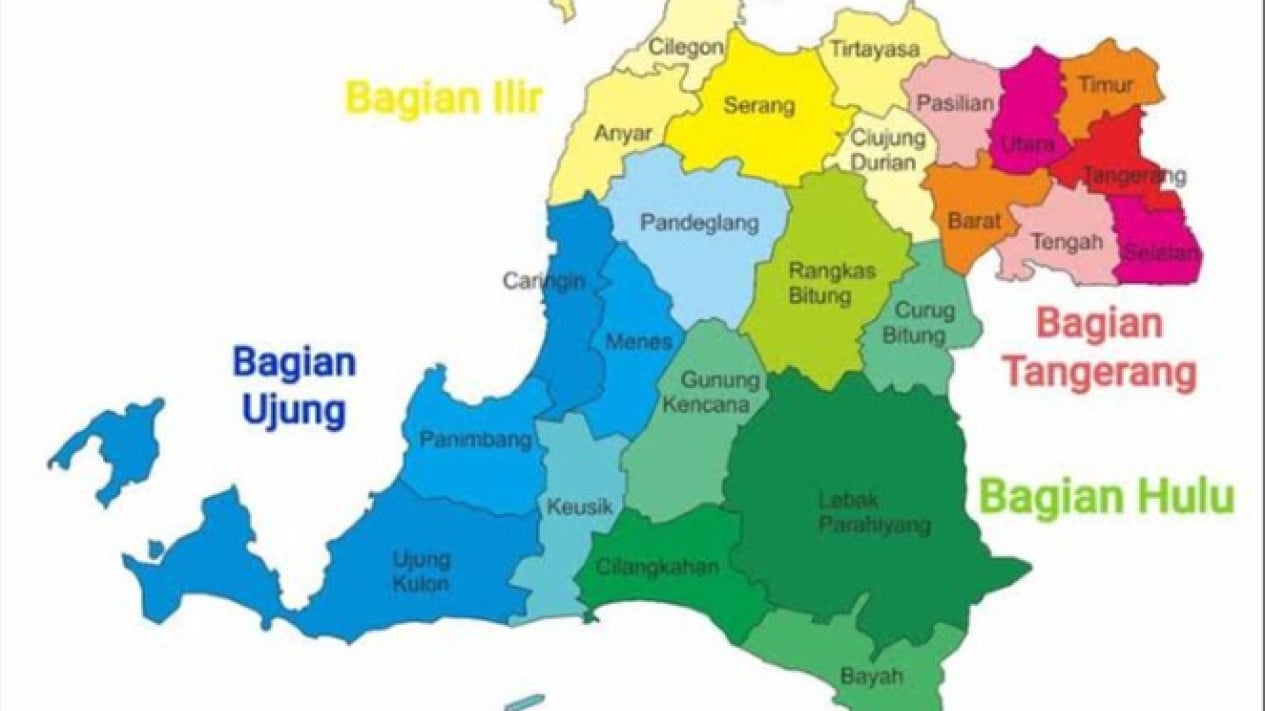 Foto Provinsi Banten Punya 7 Calon DOB, Berikut Daftar Lengkapnya!