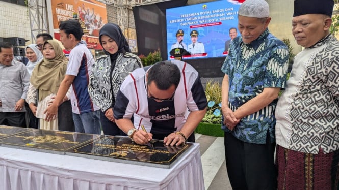 Wali Kota Serang Budi Rustandi Jadikan Peresmian Royal Baroe Sebagai ...