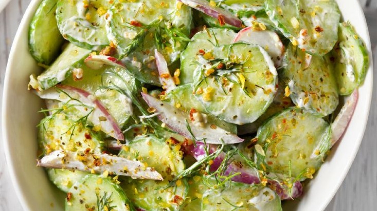 Foto Enak dan menyehatkan, Ini Resep dan Cara Membuat Salad Timun ala Logan