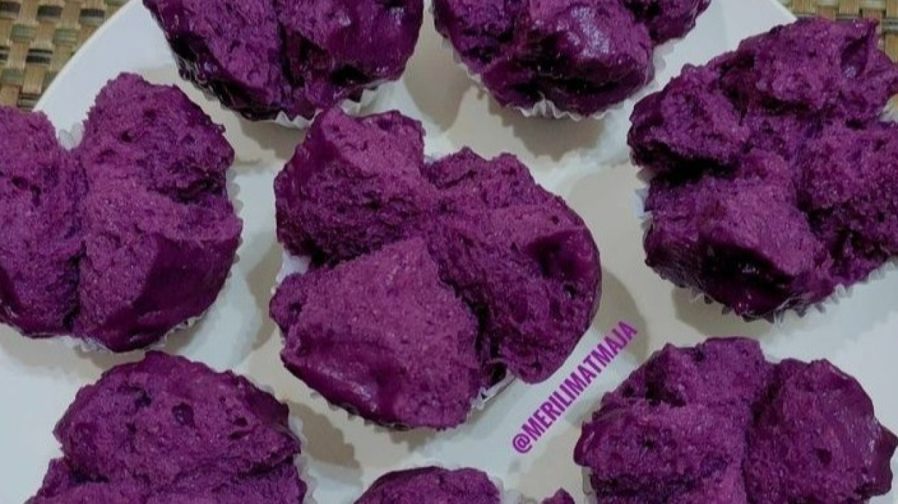 Foto Resep Kue Moho Ubi Rambat Ungu, Kue Tradisional Kekinian Dengan ...