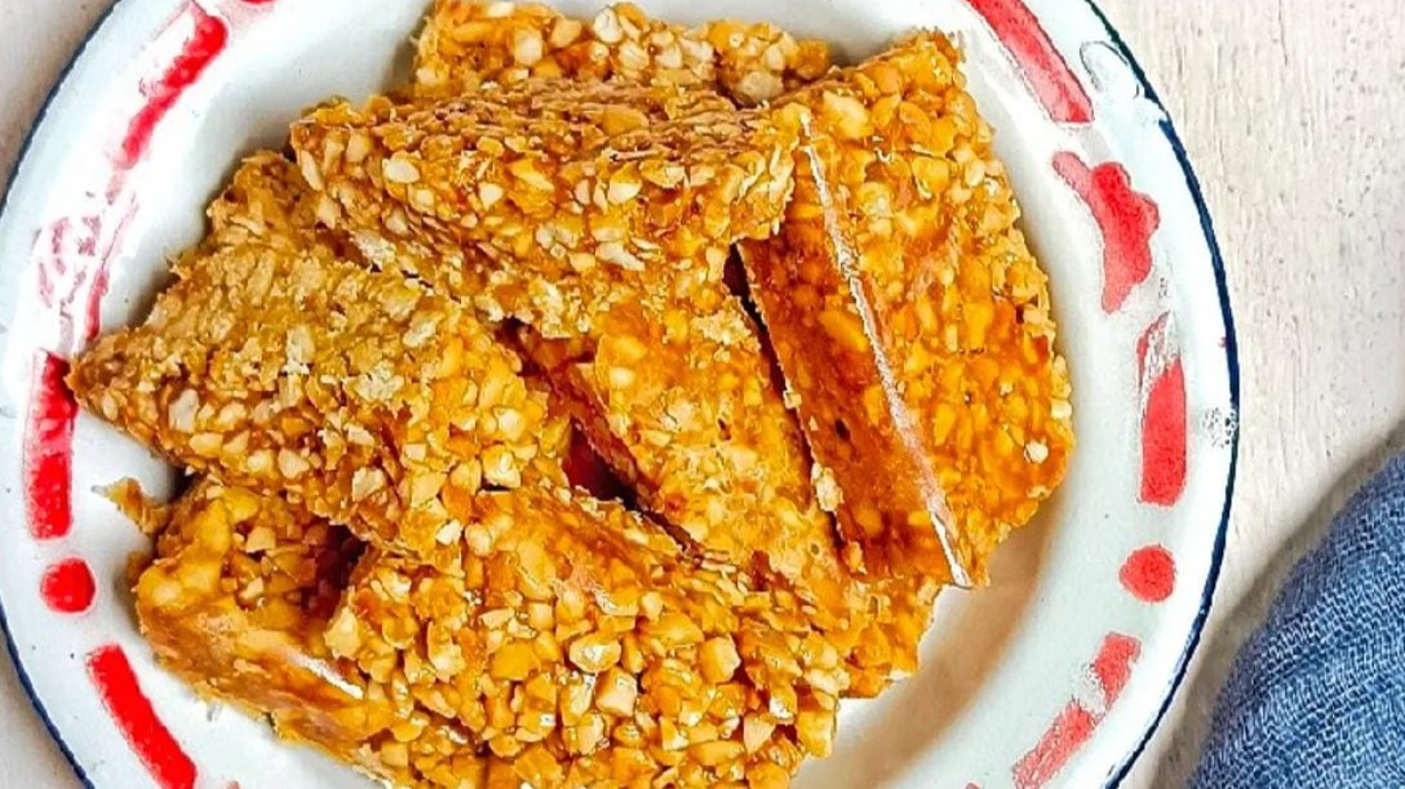 Foto Camilan Manis Tradisional Resep Jipang Kacang yang Gurih dan Renyah!