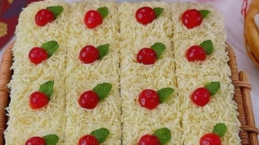 Resep Cake Potong Topping Keju, Cocok Untuk Hidangan Penutup Di Rumah