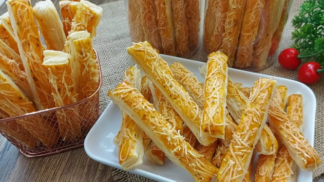 Camilan Kekinian! Resep Cheese Stick Puff Pastry Simpel dan Enak Banget