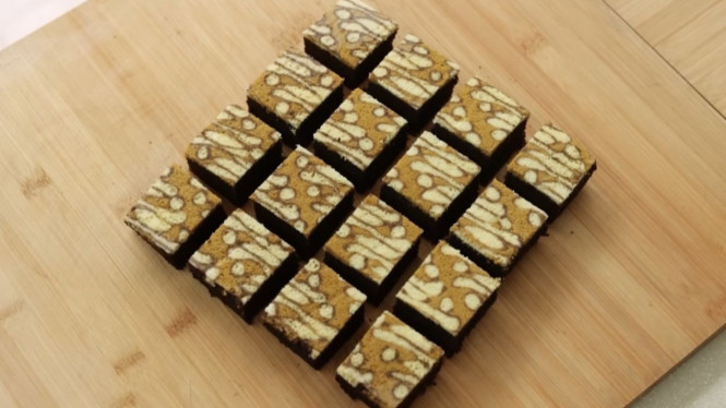 Resep Brownies Batik Kukus Cantik, Lembut dan Anti Gagal