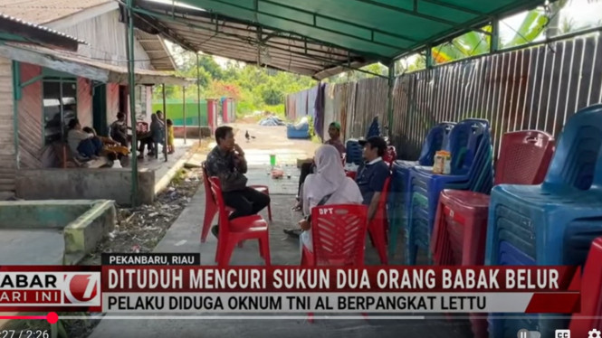 Senggol Bacok! Dituduh Curi Buah, Oknum TNI AL di Riau Hajar Warga ...