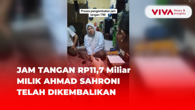Jam Tangan Rp11,7 Miliar Milik Ahmad Sahroni yang Dijarah Seorang Anak ...