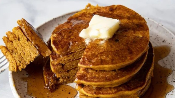 Resep Pancake Labu, Kreasi Lembut Manis yang Wajib Dicoba Pecinta Dessert!