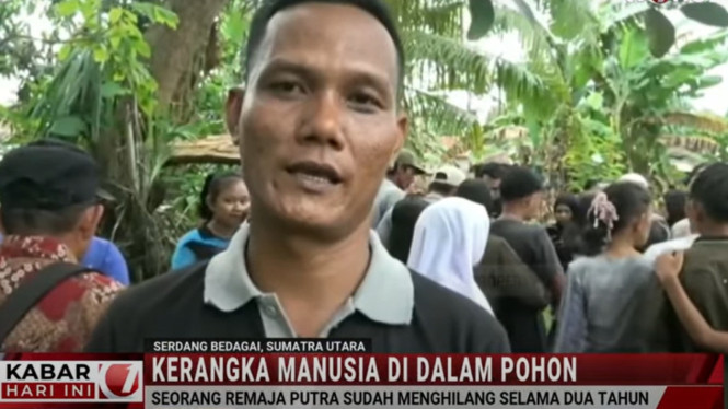 Warga yang Hilang Dua Tahun Diduga Jadi Kerangka dalam Pohon Aren