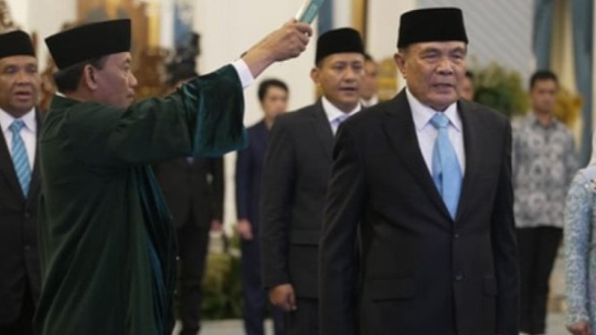 Dari Purnawirawan TNI ke Kursi Menko Polkam Djamari Chaniago Resmi Dilantik