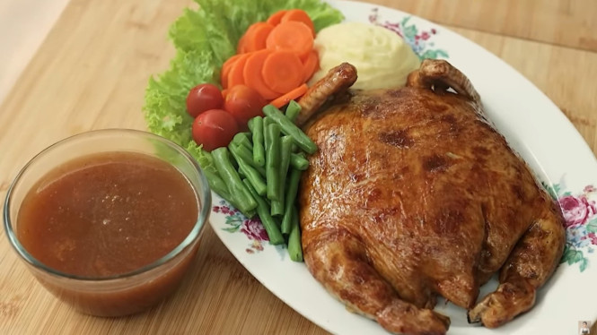 Resep Ayam Kodok Utuh Anti Gagal Lengkap Dengan Saus Ala Devina Hermawan