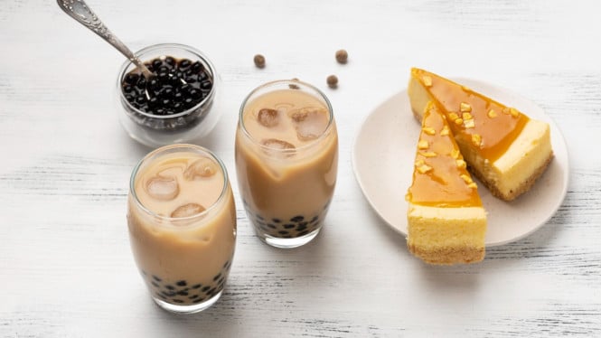 Resep Milk Tea Cincau Segar untuk Buka Puasa, Favorit Takjil yang ...
