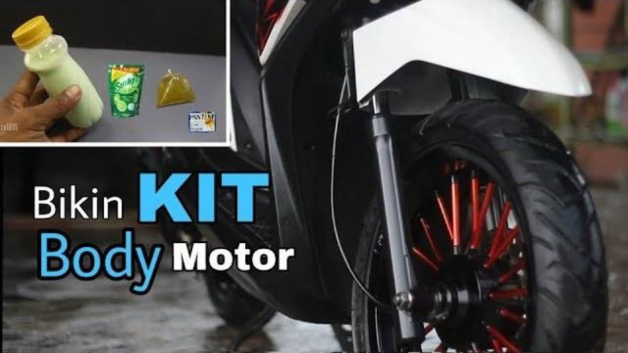 Foto Cara Hemat Bikin Kit Motor Cukup dengan 2 Bahan Murah Ini, Bikin ...