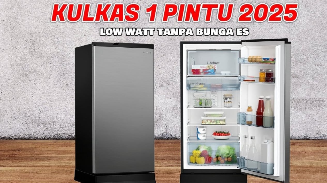 Foto Kulkas Tanpa Bunga Es? Cek 6 Rekomendasi Kulkas 1 Pintu Terbaik ...