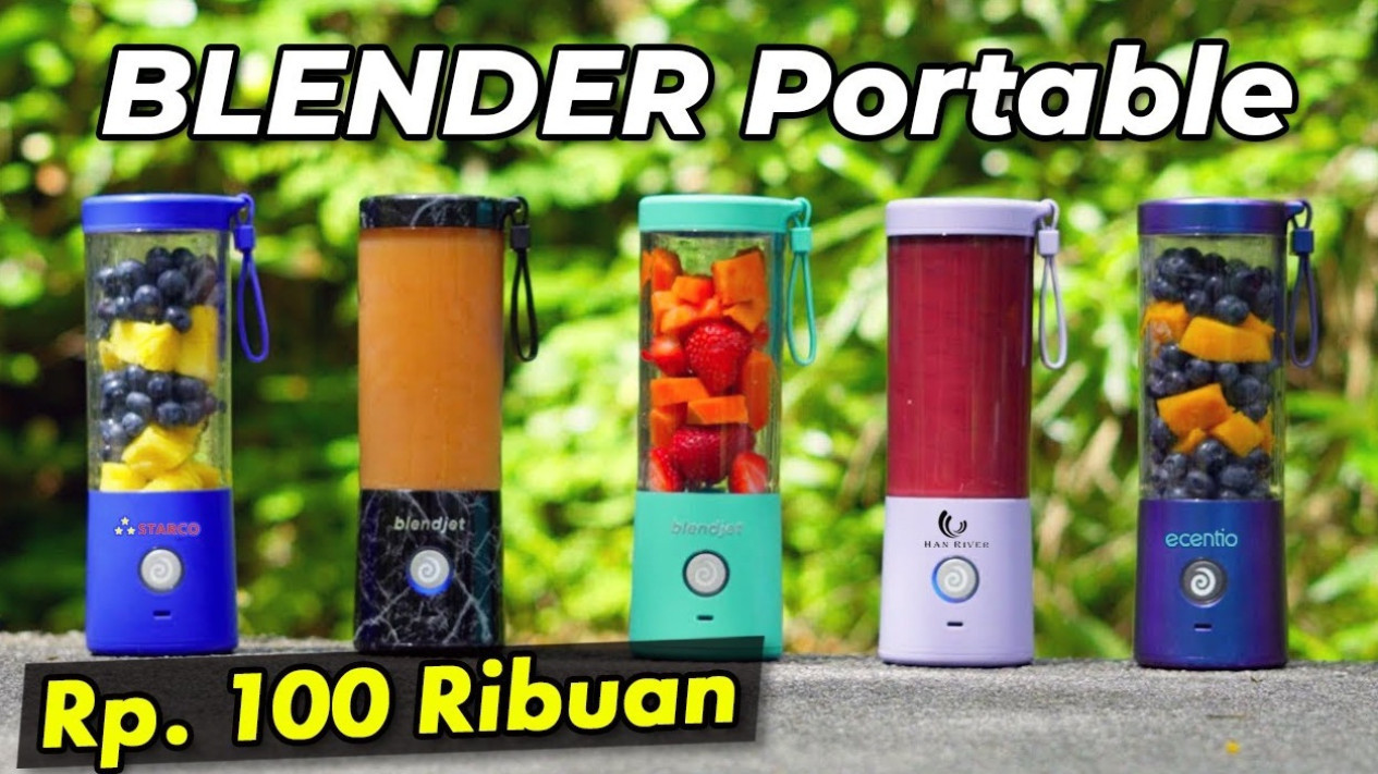 Foto Hidup Sehat Jadi Mudah! Ini 5 Pilihan Blender Mini Portable, Hasil ...