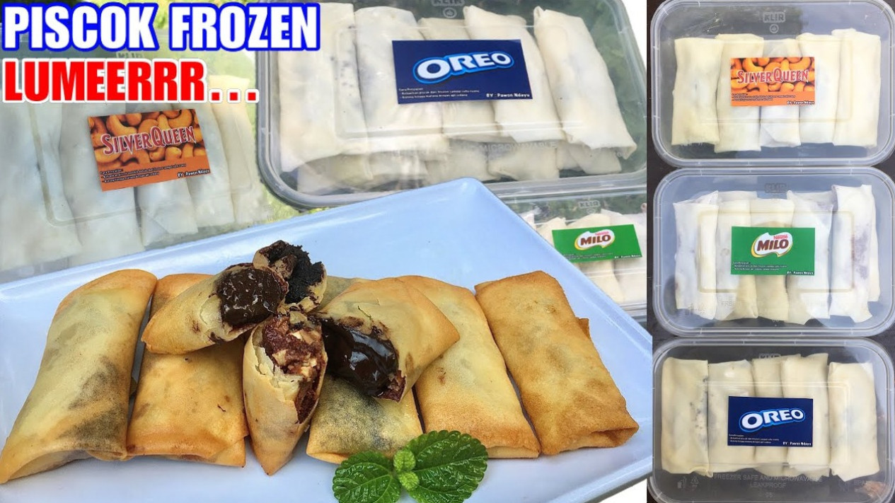 Foto Cuma 3 Bahan! Resep Piscok Lumer Ide Jualan Frozen Food Viral yang ...