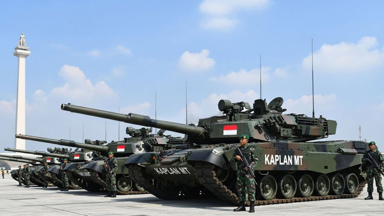 Foto Tank Harimau Buatan Indonesia dan Turki Ini Punya Meriam 105 mm ...
