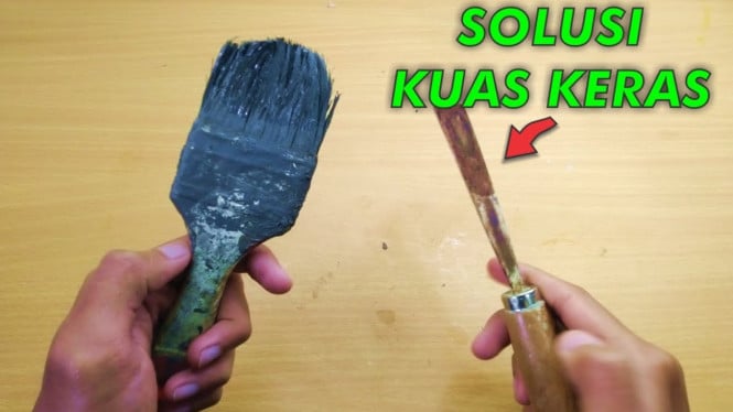 Kuas Cat Kering dan Kaku? Jangan Langsung Buang, Ini Cara dan Tips ...