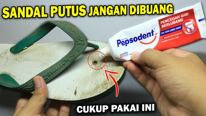 Sandal Jepit Putus? Jangan Buru-buru Beli Baru, Rahasia Memperbaikinya ...