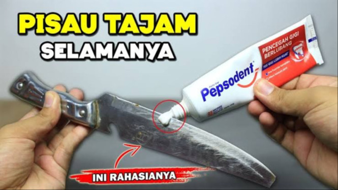 Ternyata Pasta Gigi Bisa Bikin Pisau Tumpul Jadi Tajam Lagi, Lakukan ...